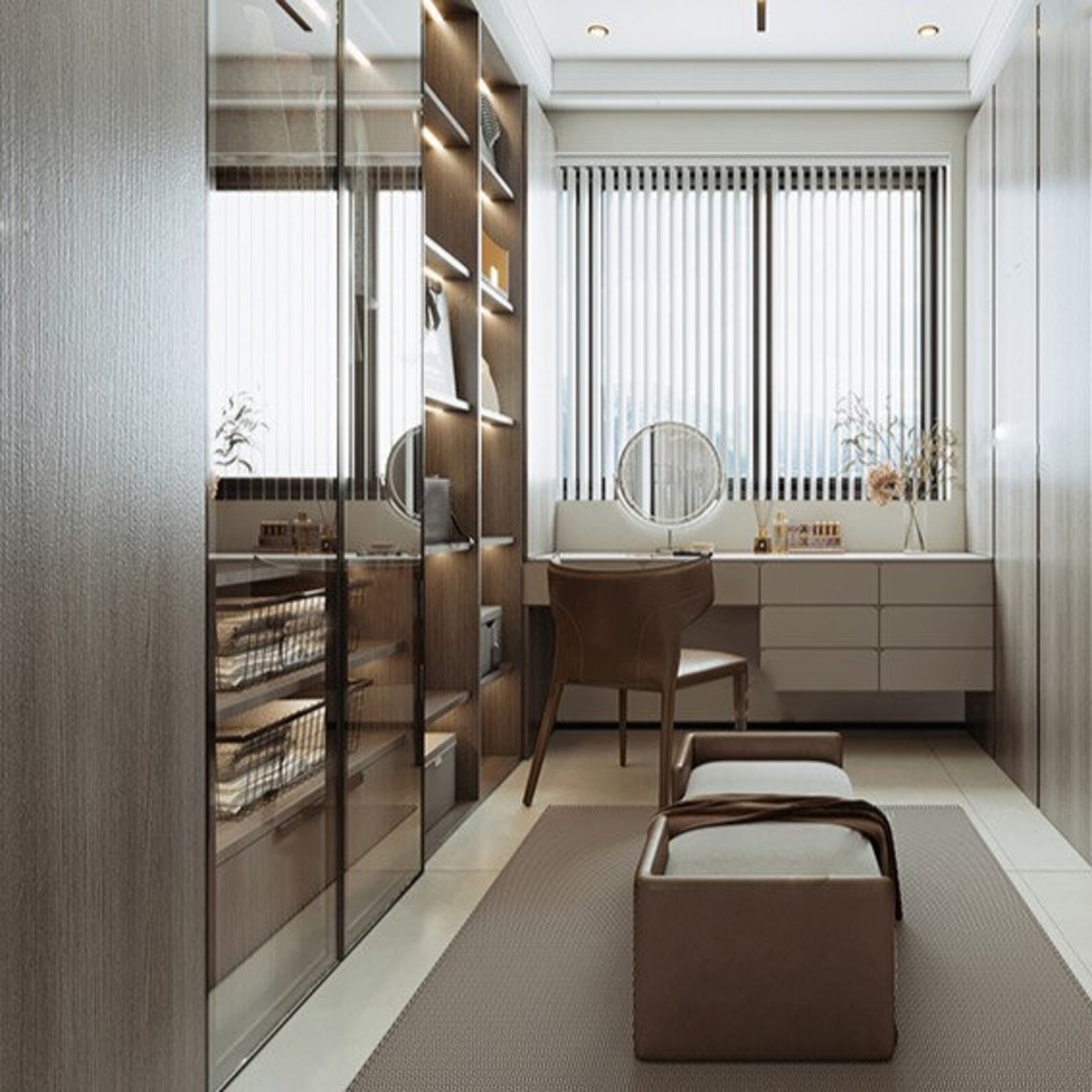 NEW Modern Walk in Wardrobe Sketchup Model Set B sketchup 3D Walk in ...