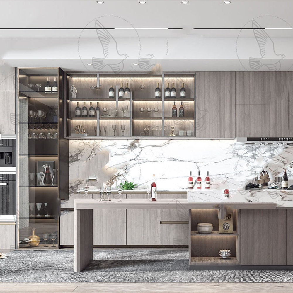 New BK2 12 Bar Kitchen sketchup 3D Bar Kitchen Interior Design Model ...