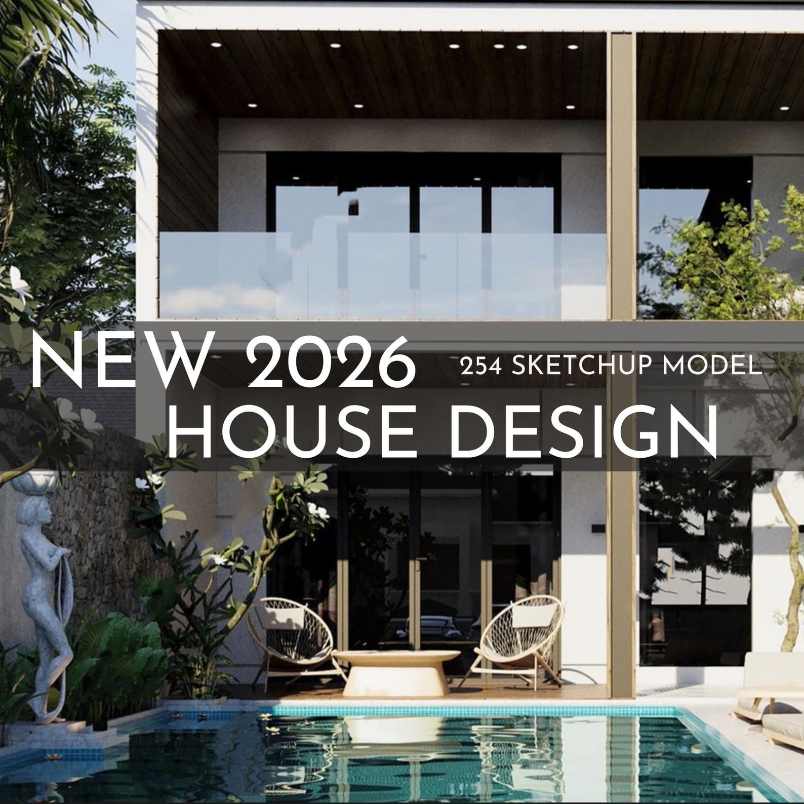 254 House Design Sketchup 3D Models | 2026 New Interior Design Bundle ...