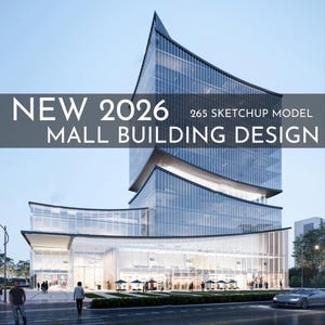 265 Mall Building Sketchup 3D Models | Commercial Interior Design Asset ...
