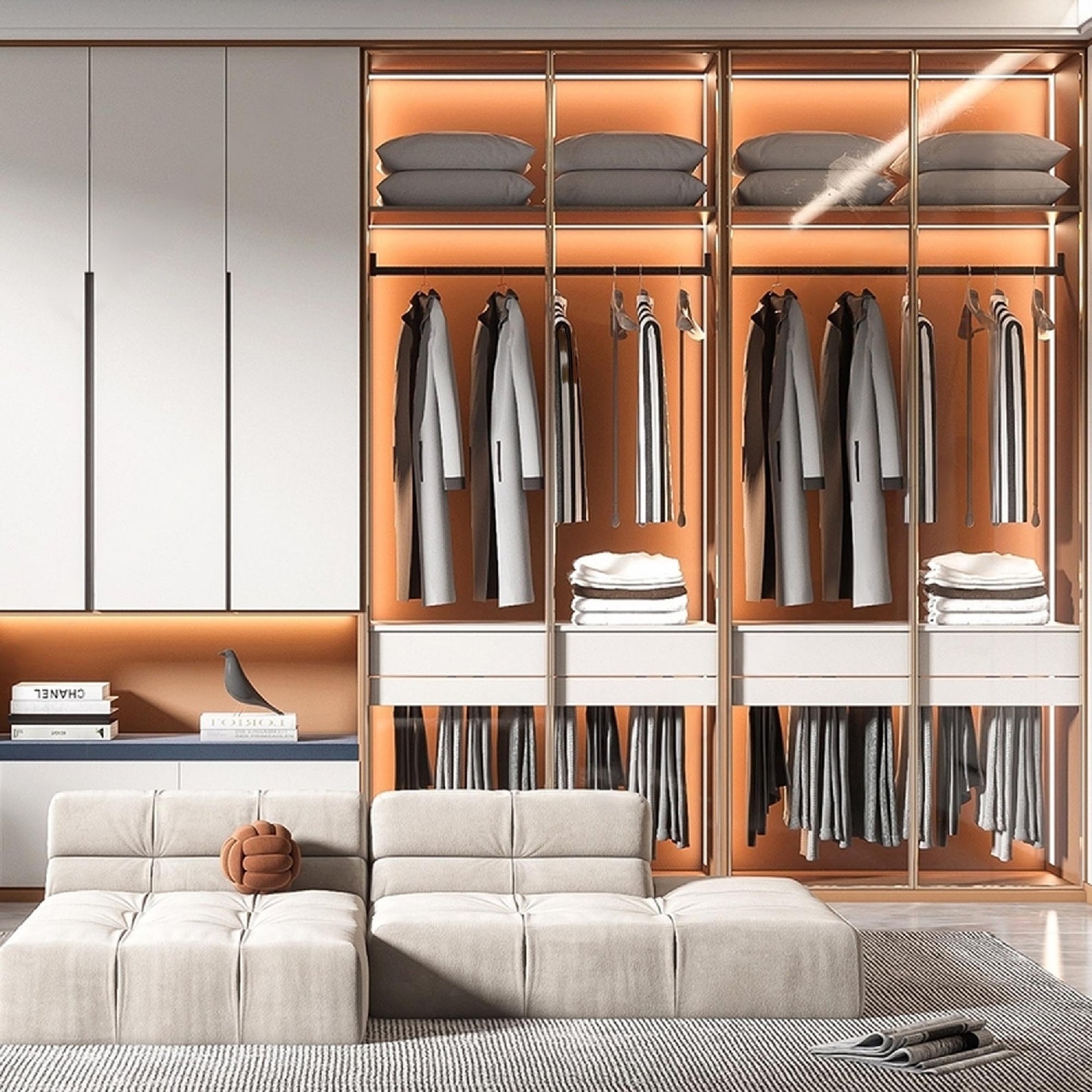 WIW1 12 Walk in Wardrobe Sketchup Model Set 1 sketchup 3D - Etsy UK