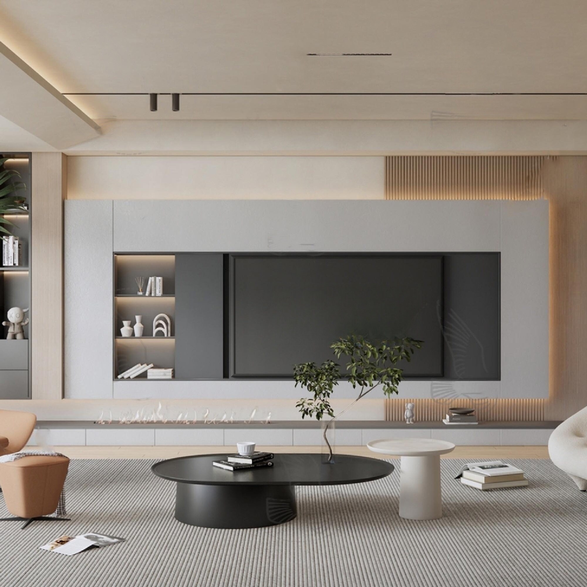 Modern Living Room Sketchup Model L7 3D Interior Design - Etsy UK