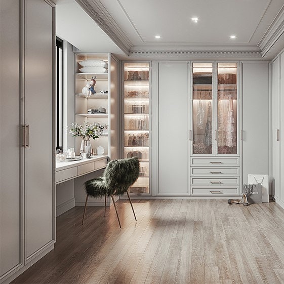 NEW Modern Walk in Wardrobe Sketchup Model Set B sketchup 3D Walk in ...