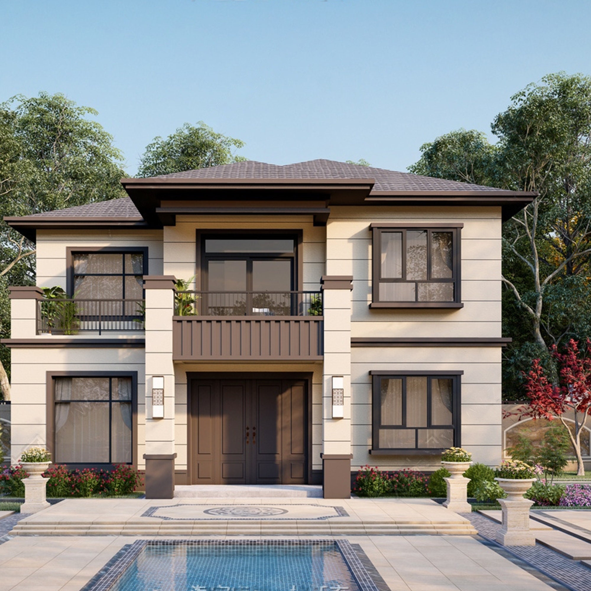 NEW SKETCHUP MODEL 10 House Set 1 sketchup 3D House - Etsy Australia