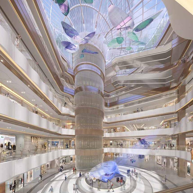 NEW! 36 MALL - Sketchup 3D MALL Interior Design Model - Etsy