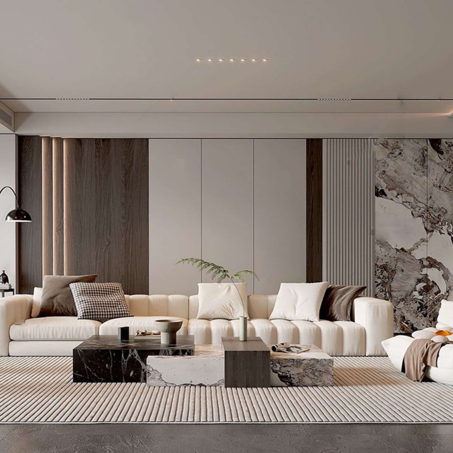 NEW! Modern Contemporary Living B - 31 Sketchup 3D Interior Design ...