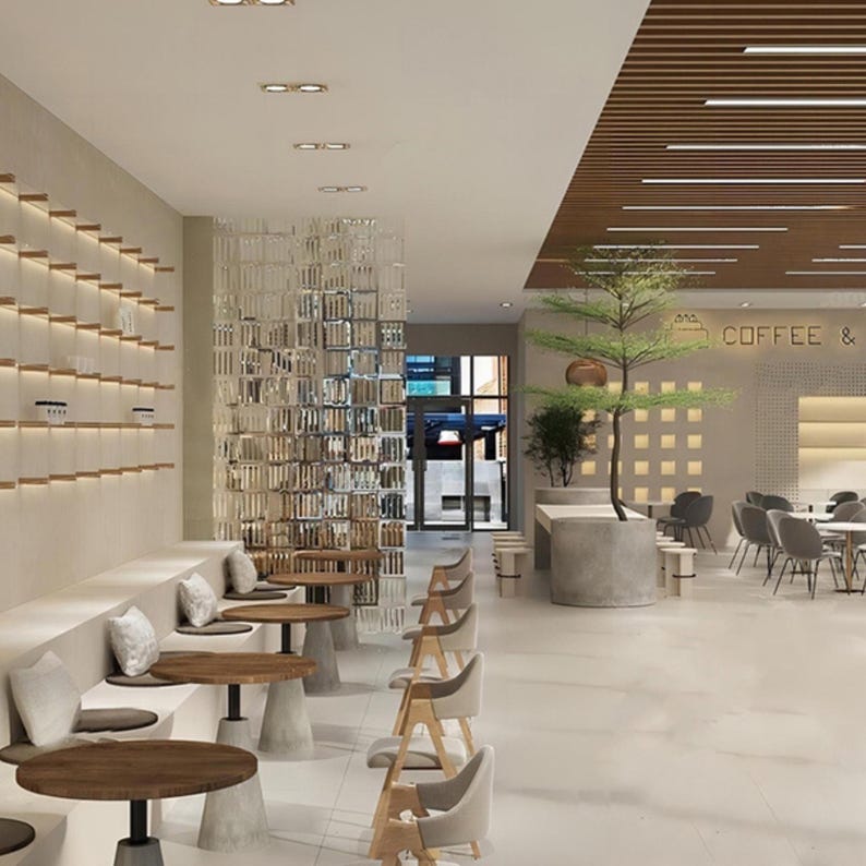 NEW! 34 CAFE - Sketchup 3D CAFE Interior Design Model - Etsy