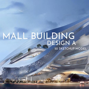 NEW! 50 Mall Building Set A - Sketchup 3D Mall Building Interior Design ...