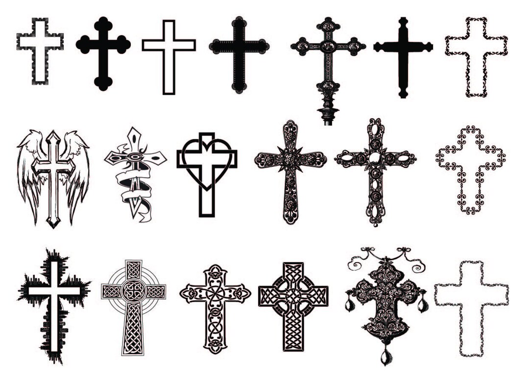 CROSS Bundle SVG Files, PNG Bundle, Cross Clipart, Religious ...
