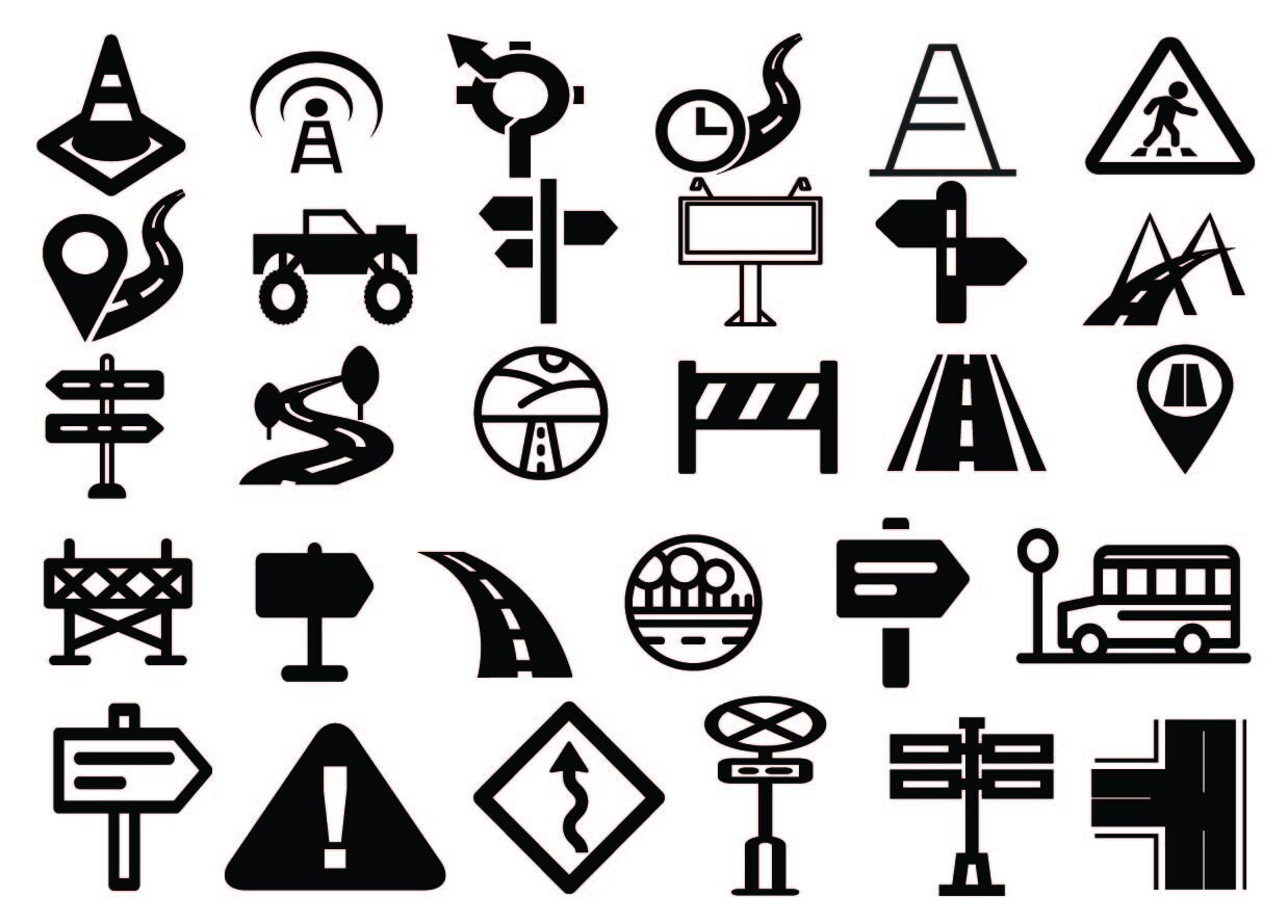 Traffic Sign Svg Traffic Svg Road Repair Svg Traffic Cut | Etsy