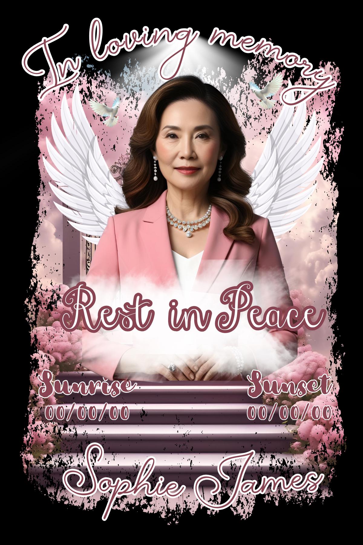 70+ in Loving Memory Design Canva Editable Bundle, Memorial & Funeral ...