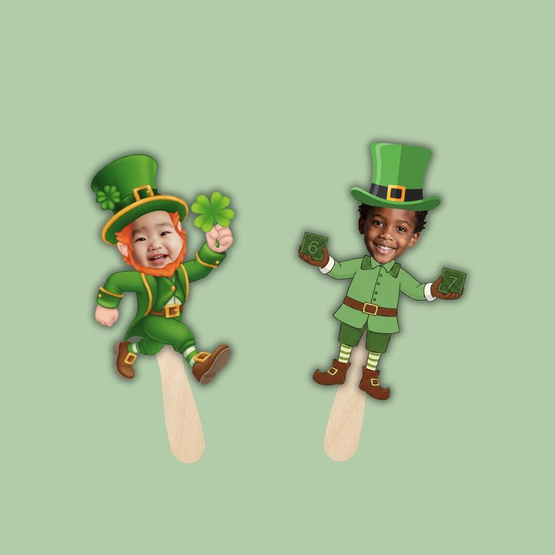 St. Patrick's Day Leprechaun Add Face Activity, Bulletin Board Decor ...