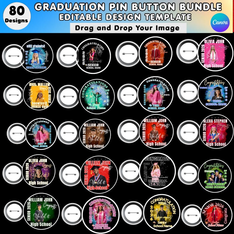 Graduation Button - Etsy