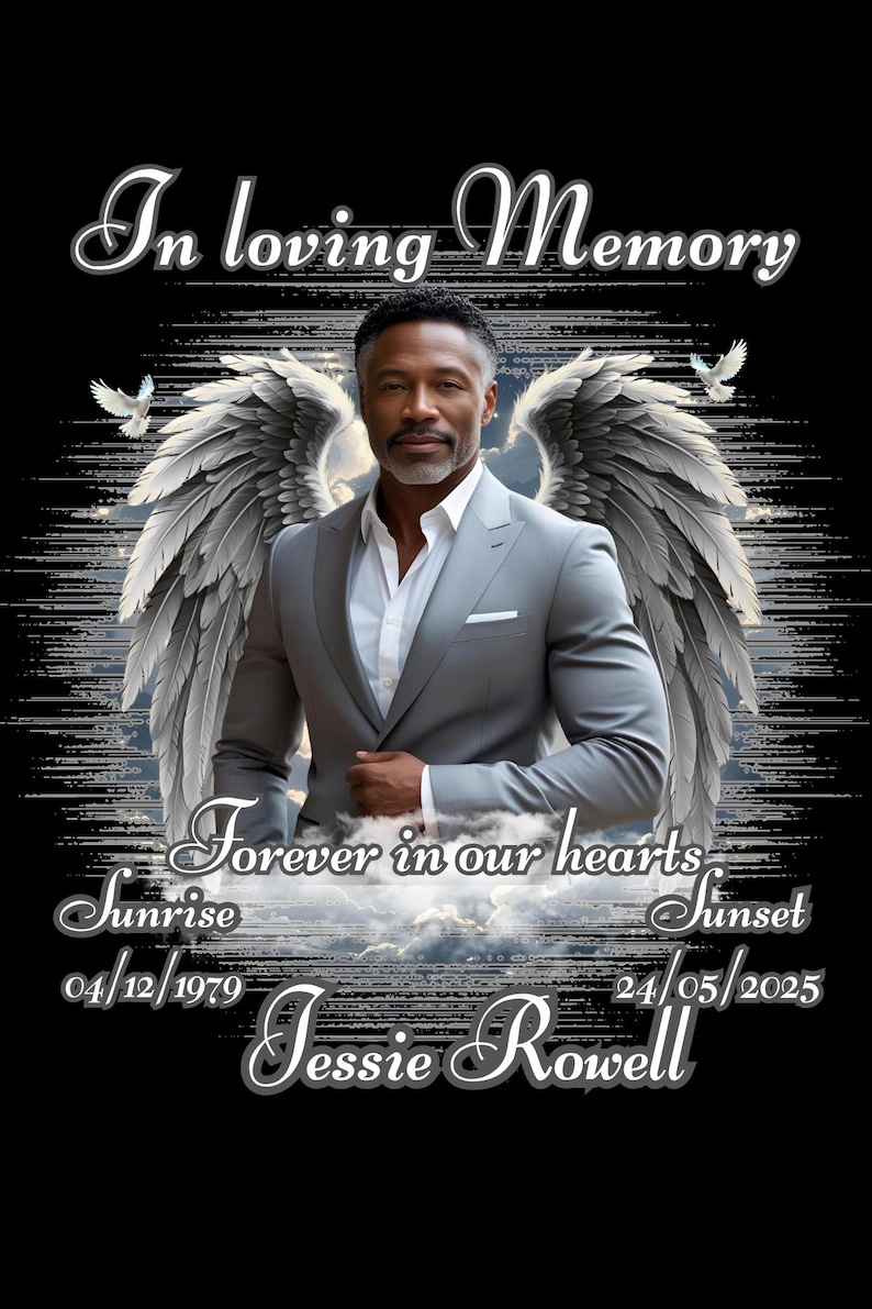 In Loving Memory Design Canva Editable Bundle, Memorial & Funeral ...