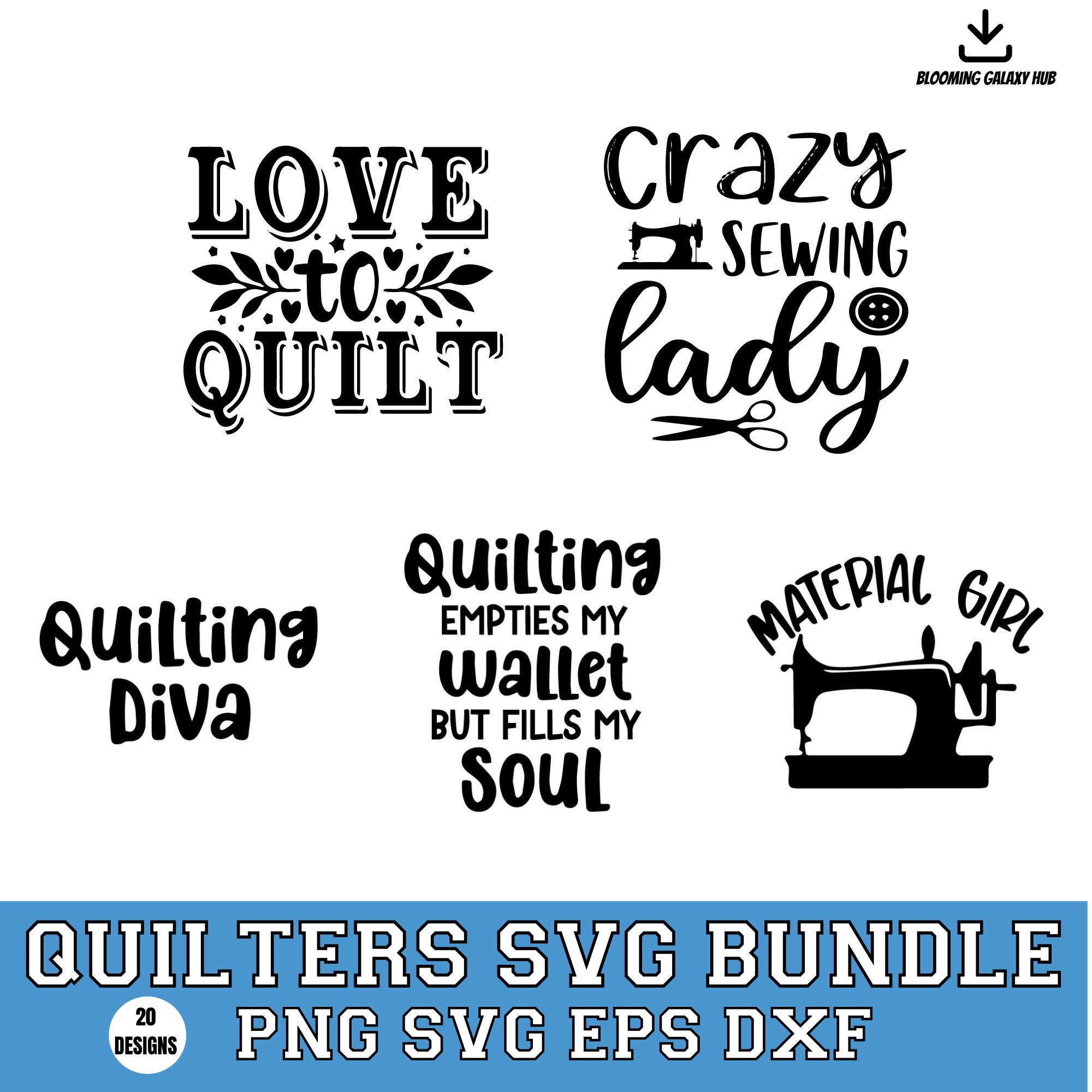 Quilters SVG Bundle, Quilting Svg, Quilting Designs, Sewing SVG Quote ...