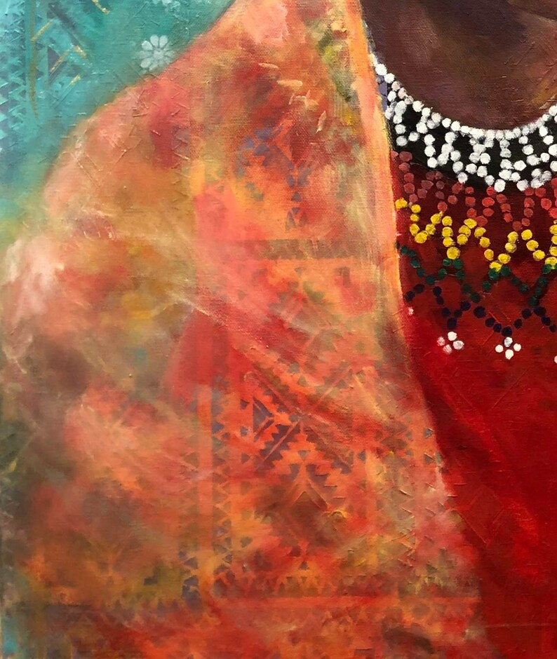 African Woman, Soweto, South African Woman, African Portrait, Oil ...