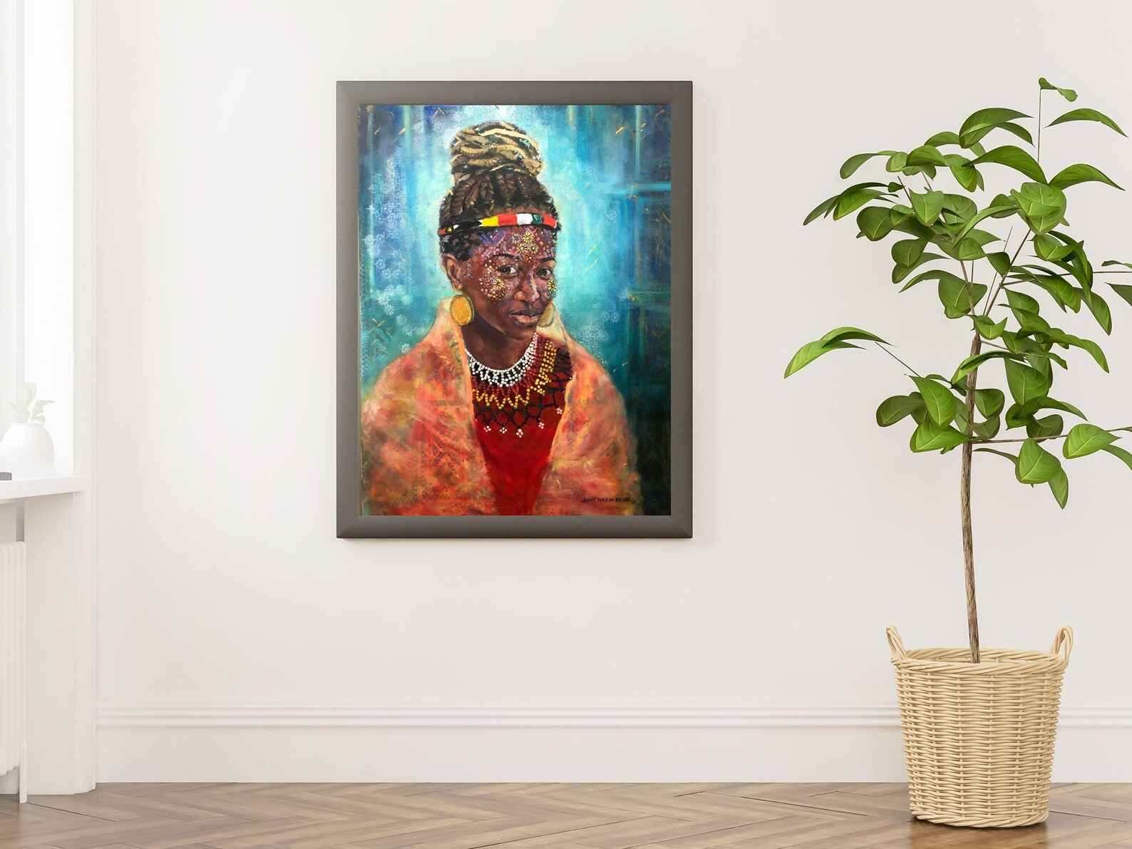 African Woman, Soweto, South African Woman, African Portrait, Oil ...