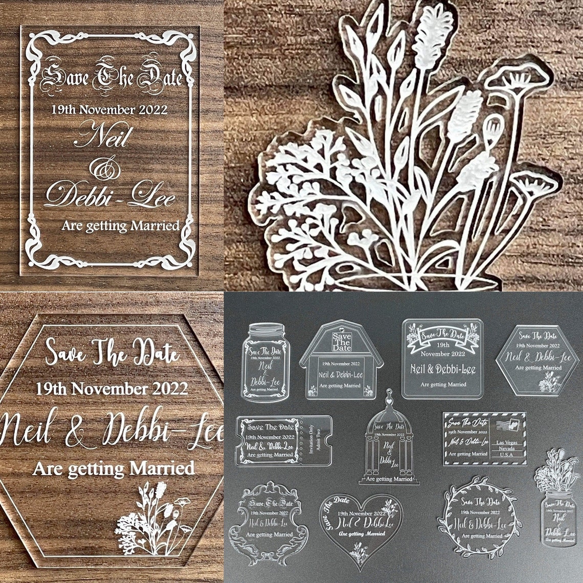 Save the Date SVG Digital File Laser Cut File Wedding Save - Etsy