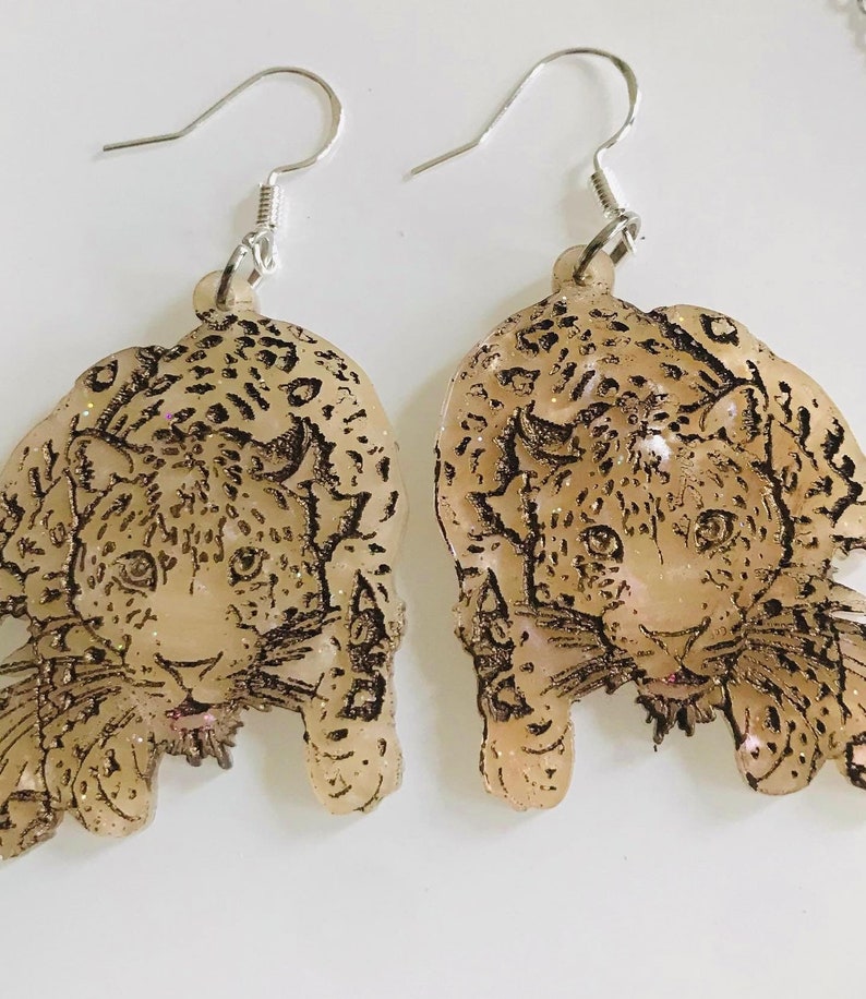 Digital Laser Cut File Jungle Leopard Jewelry Laser File - Etsy
