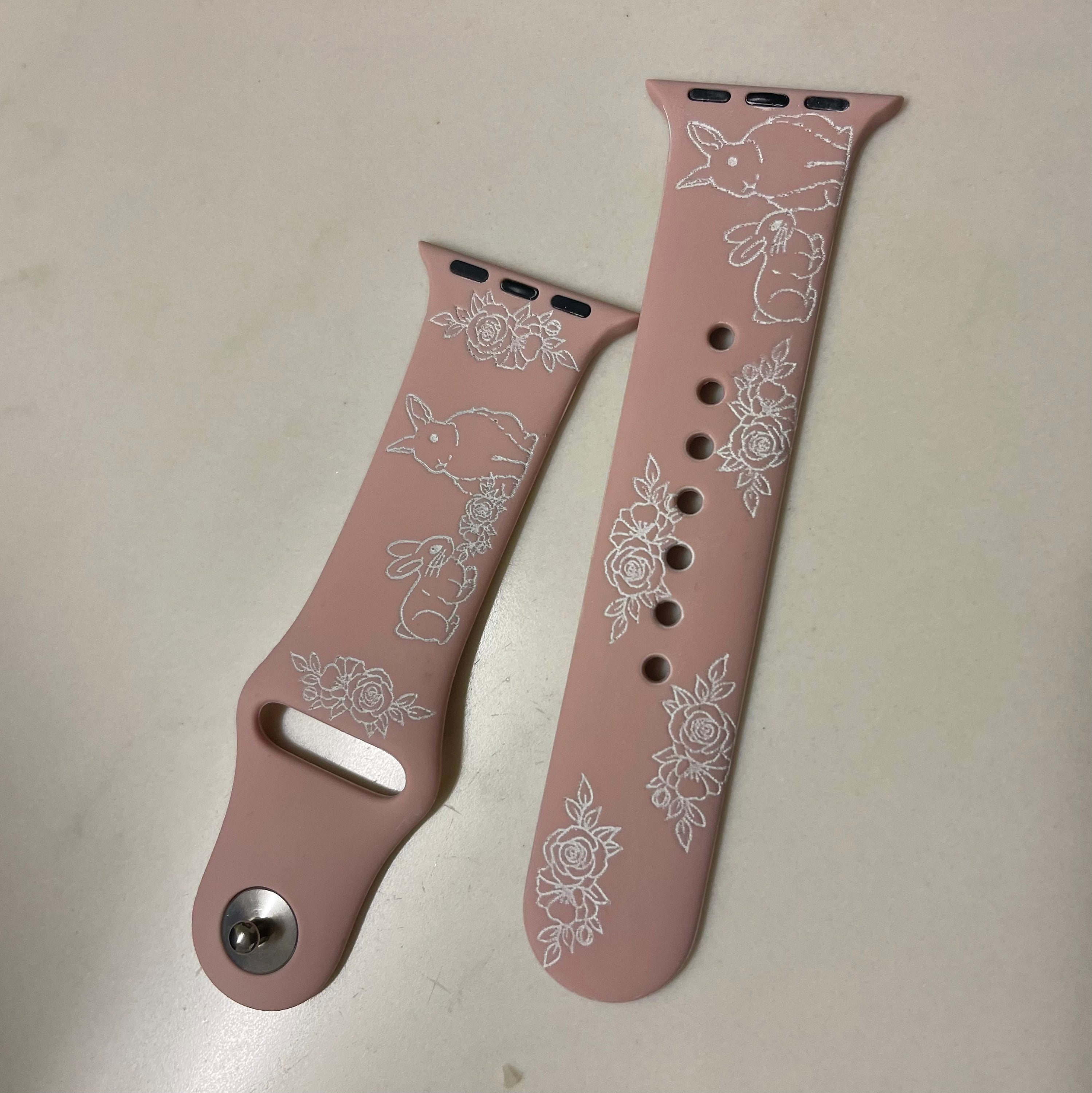 Digital Watch Band File, Laser Engrave File, 6 Design BUNDLE Iwatch ...