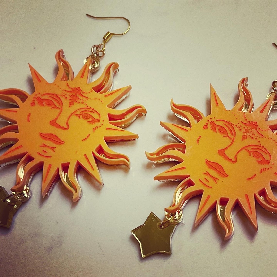 Digital Laser Cut File, Sun, Celestial Jewelry Laser File, Earrings ...