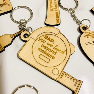 Digital Laser Cut File, Fathers Day Keyring Bundle, Svg, Fathers Day ...