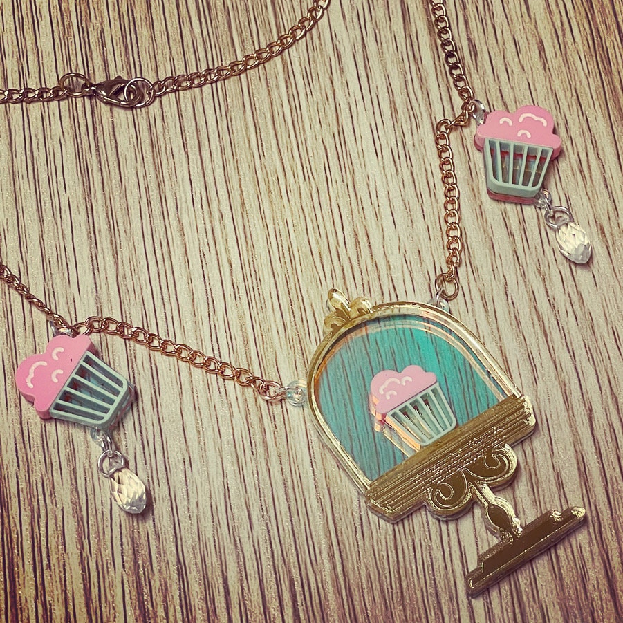 Digital Laser Cut File, Cupcake Cloche Jewelry Laser File, Bakery Theme ...