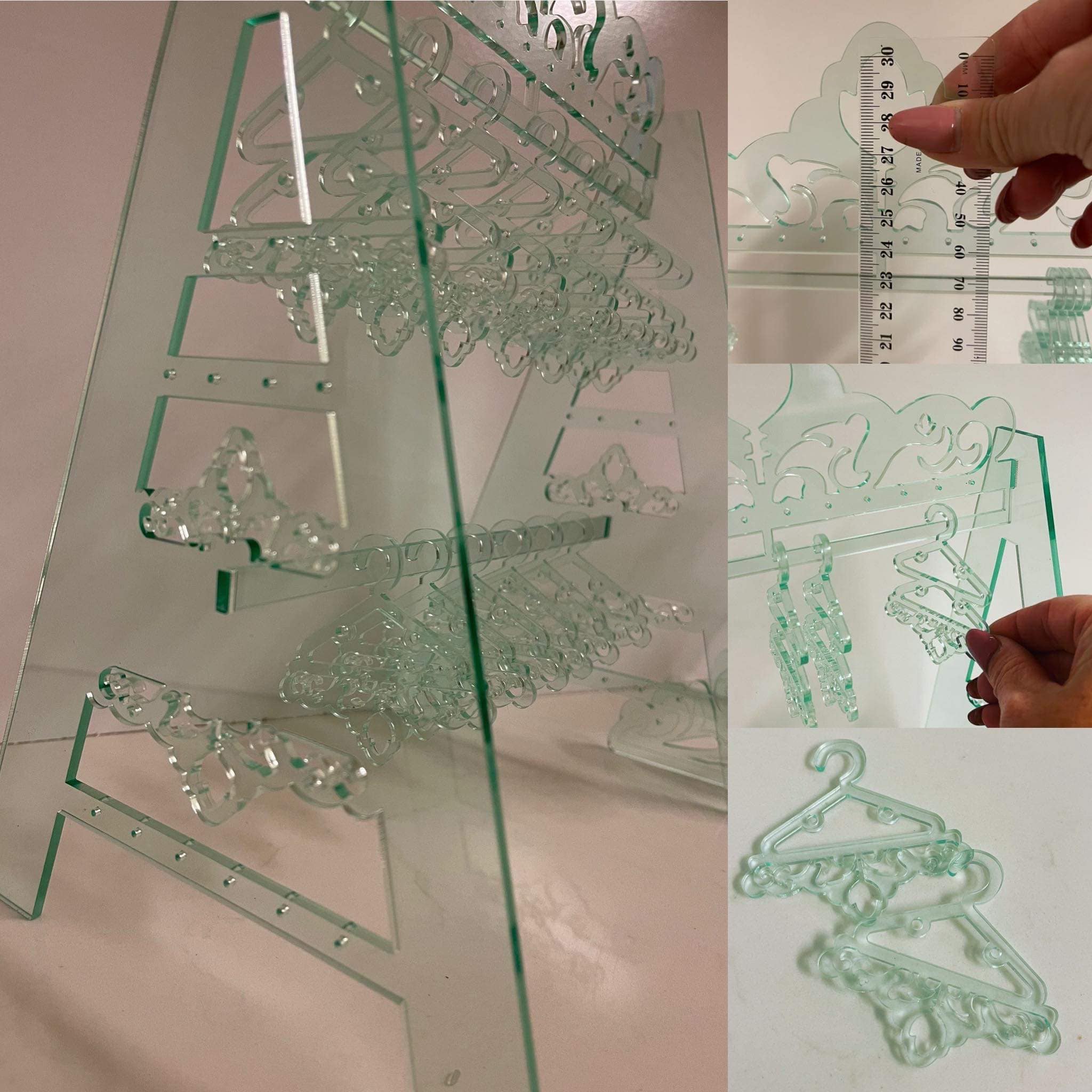 Digital Laser Cut File, Earring Hanger Rack Svg, Earring Stand With ...