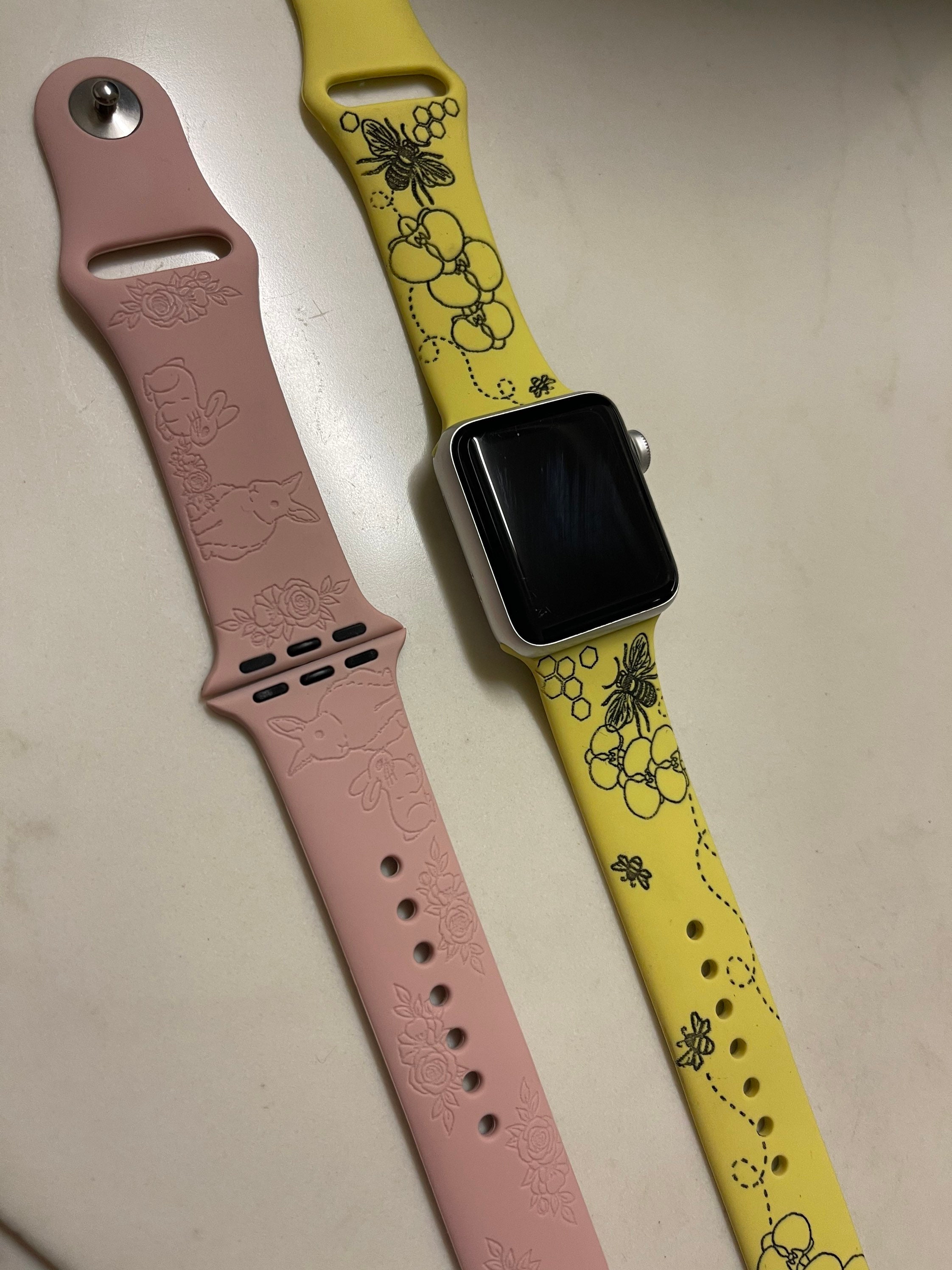 Digital Watch Band File, Laser Engrave File, 6 Design BUNDLE Iwatch ...