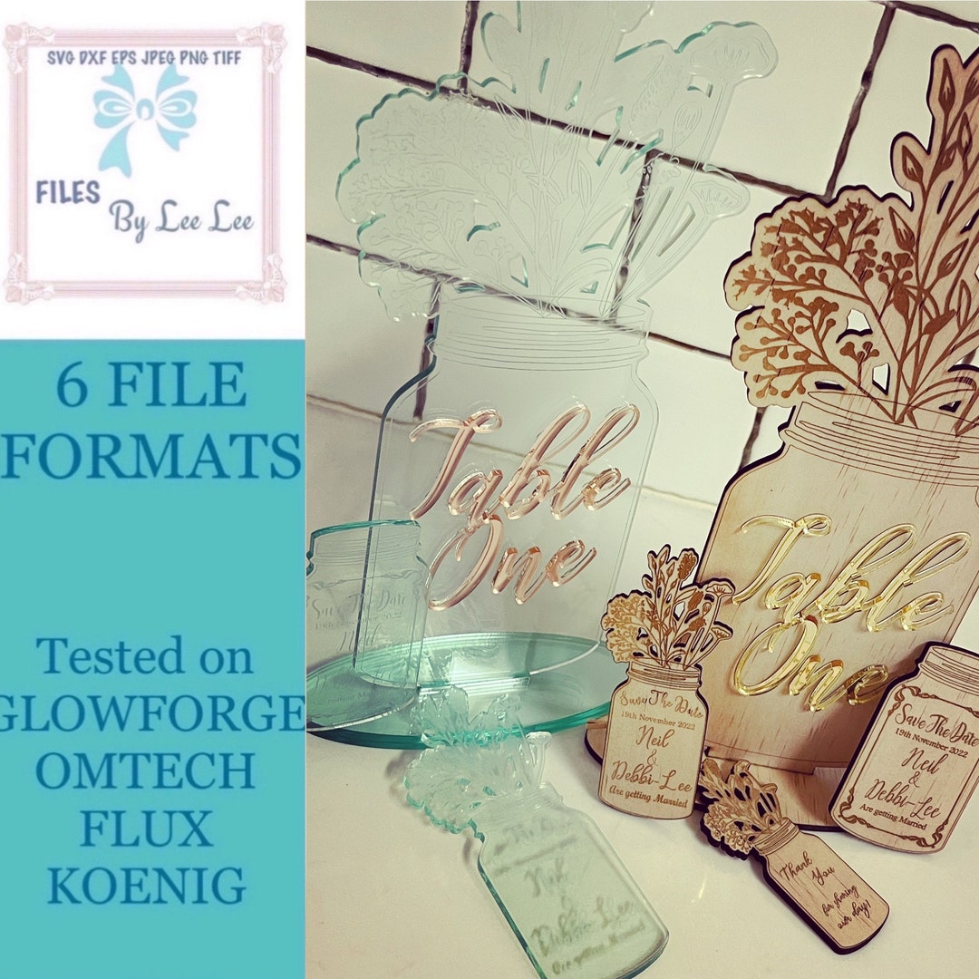 Digital File, Table Numbers BUNDLE SVG , Wedding Save the Dates ...