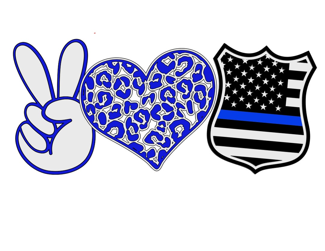 Peace Love Police - Etsy