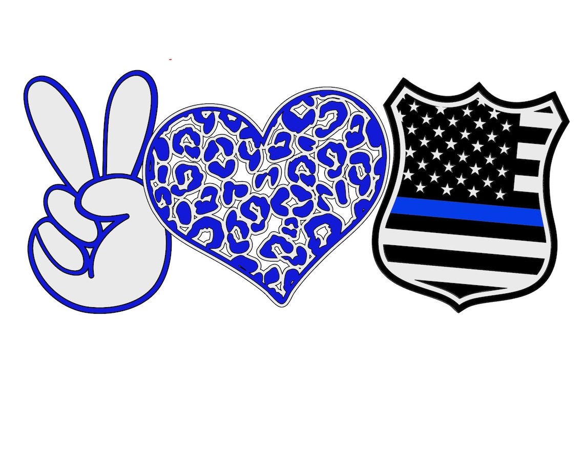 Peace Love Police - Etsy