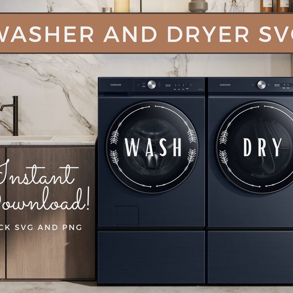 Washer Decal - Etsy