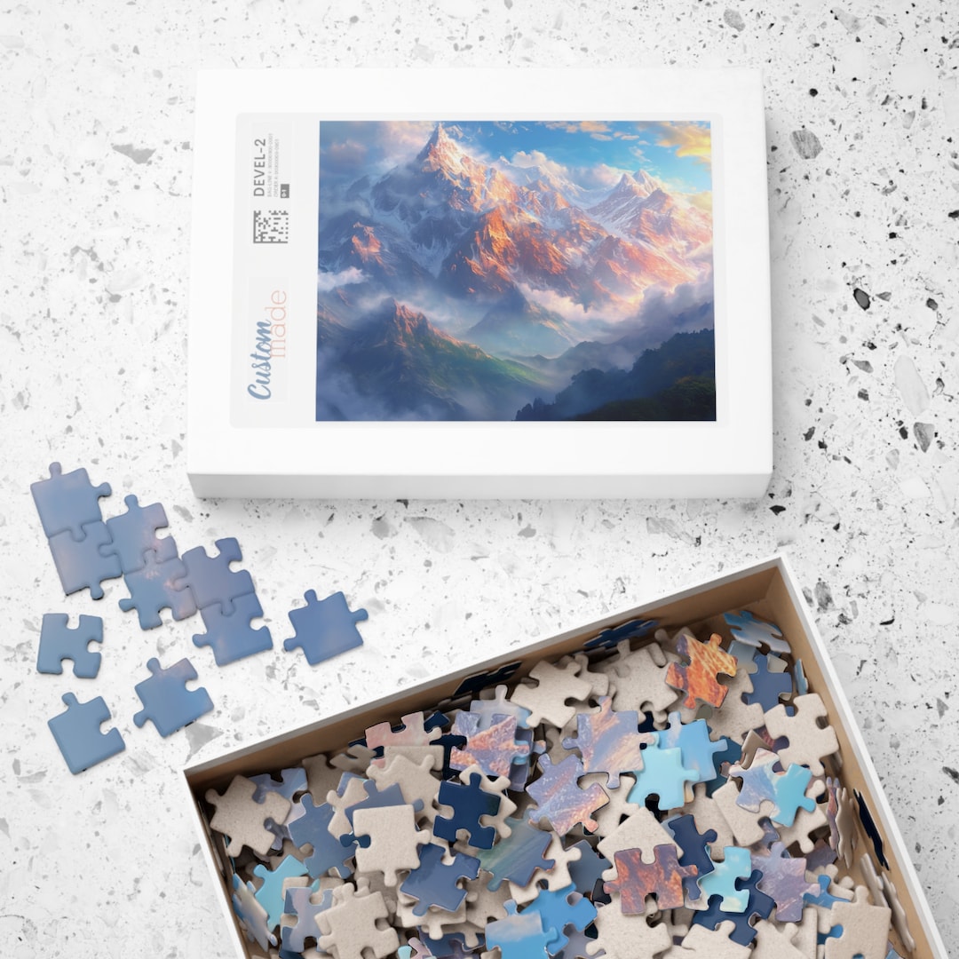 Puzzle, Majestic Mountain Peaks, Breathtaking Landscape, Available in ...