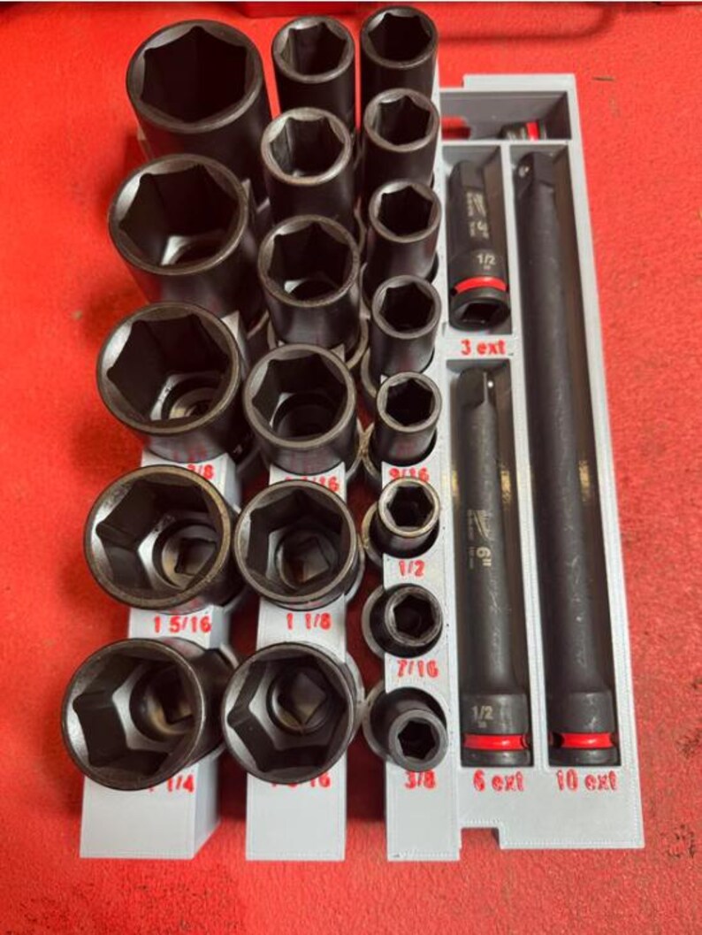 Packout DRAWER Insert for 1/2" SAE Socket Set (IST-HS19 D) - Etsy