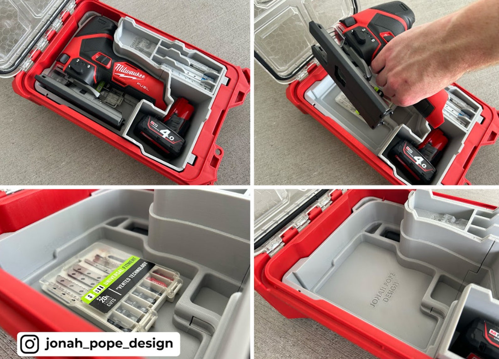 Milwaukee Packout M12 Jigsaw FUEL Insert - Etsy