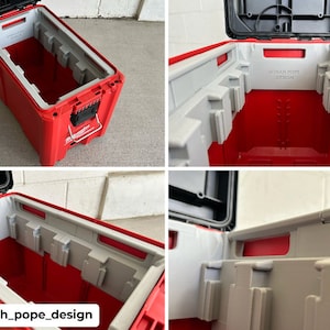 Milwaukee Packout Compact Tool Box (ammo Can) - M18 Battery Rack UPPER ...