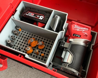 Milwaukee Packout Compact Tool Box M18 Router Insert Part 1/2 - Etsy