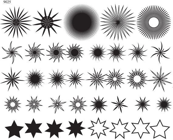 Celestial Patterns Ceramic Decal Overglaze Decal Fusible | Etsy