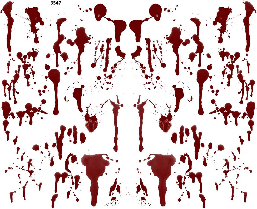 Drippin' Blood - Ceramic Decal - Overglaze Decal - Fusible Decal - Food ...