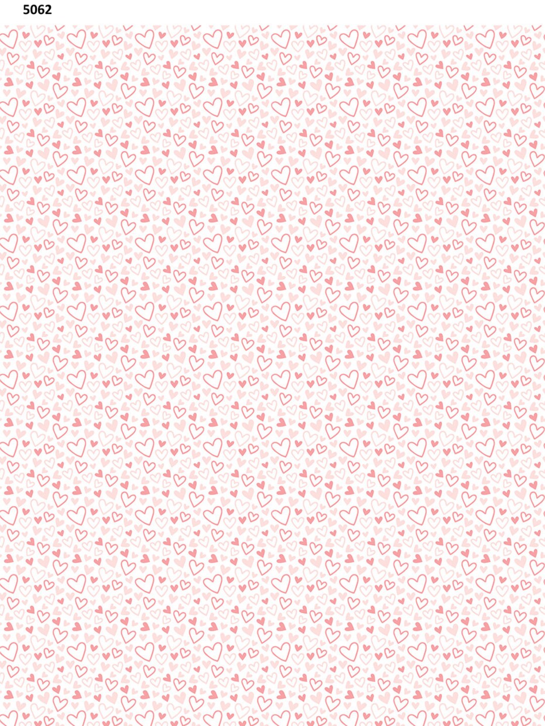 Seamless Celebrate Love Hearts Pattern - Ceramic Decal - Overglaze ...