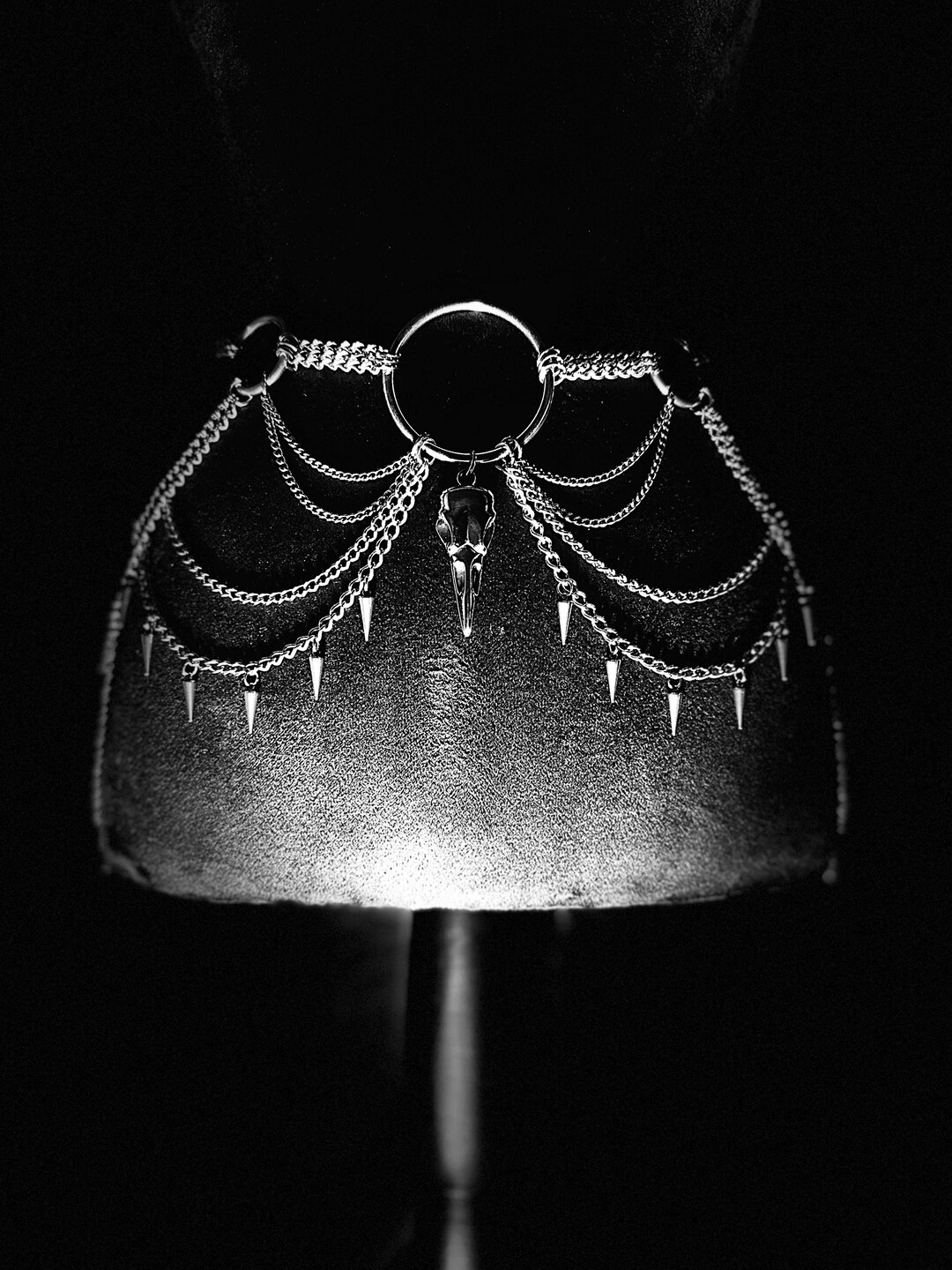 Raven Skull Waist Harness CUSTOM SIZING - Etsy