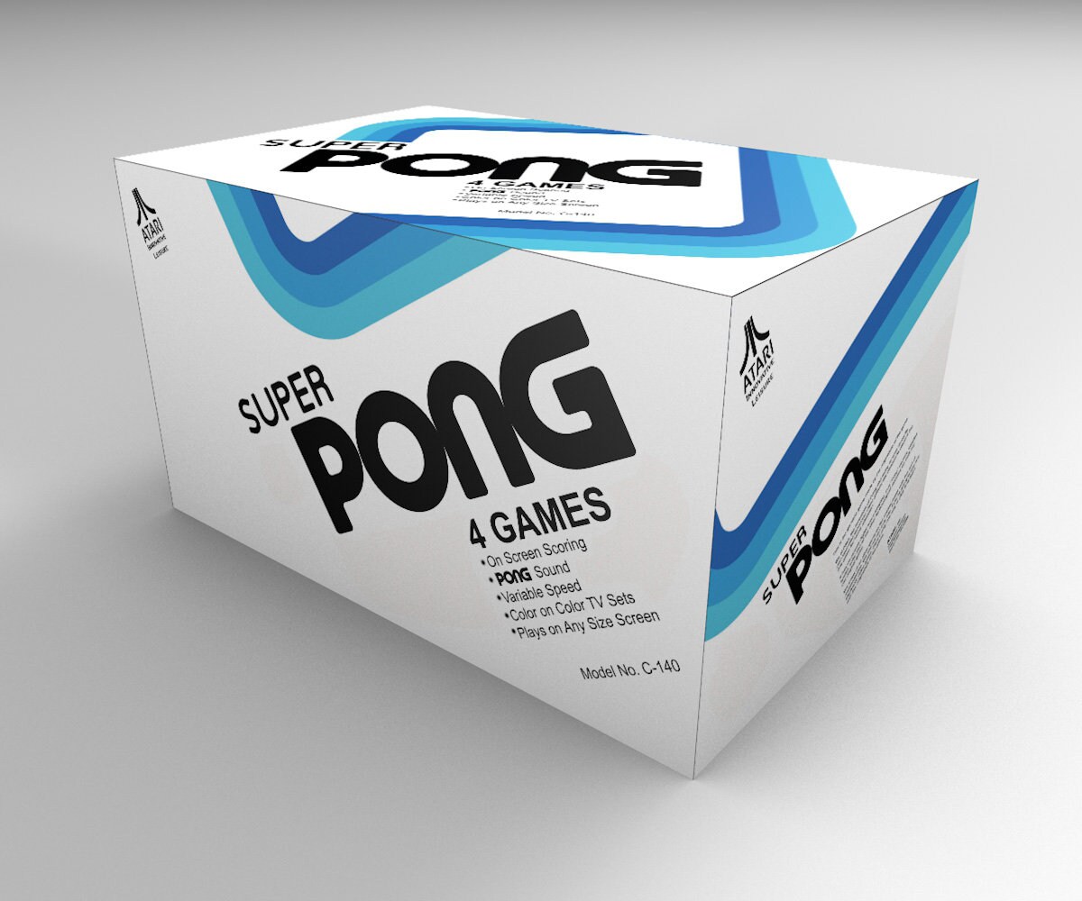 Atari Pong Console Packaging