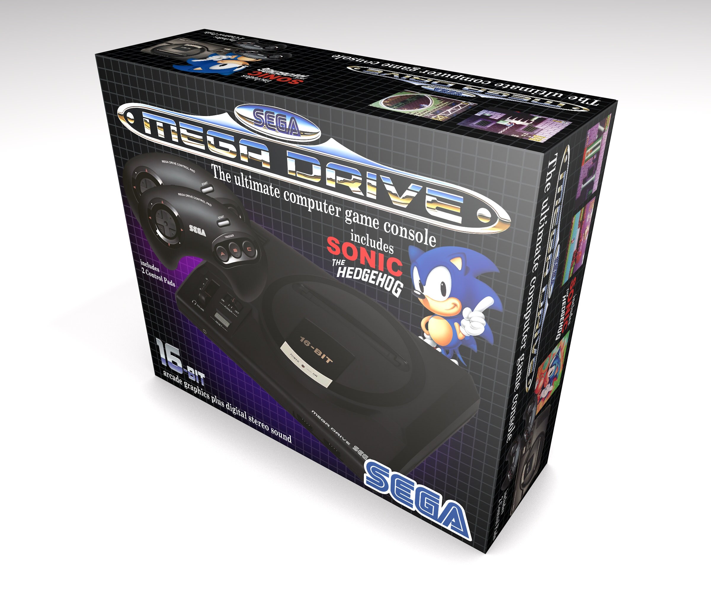 Empty Box Empty Box Boîte Vide Leere Box Sega Mega Drive - Etsy