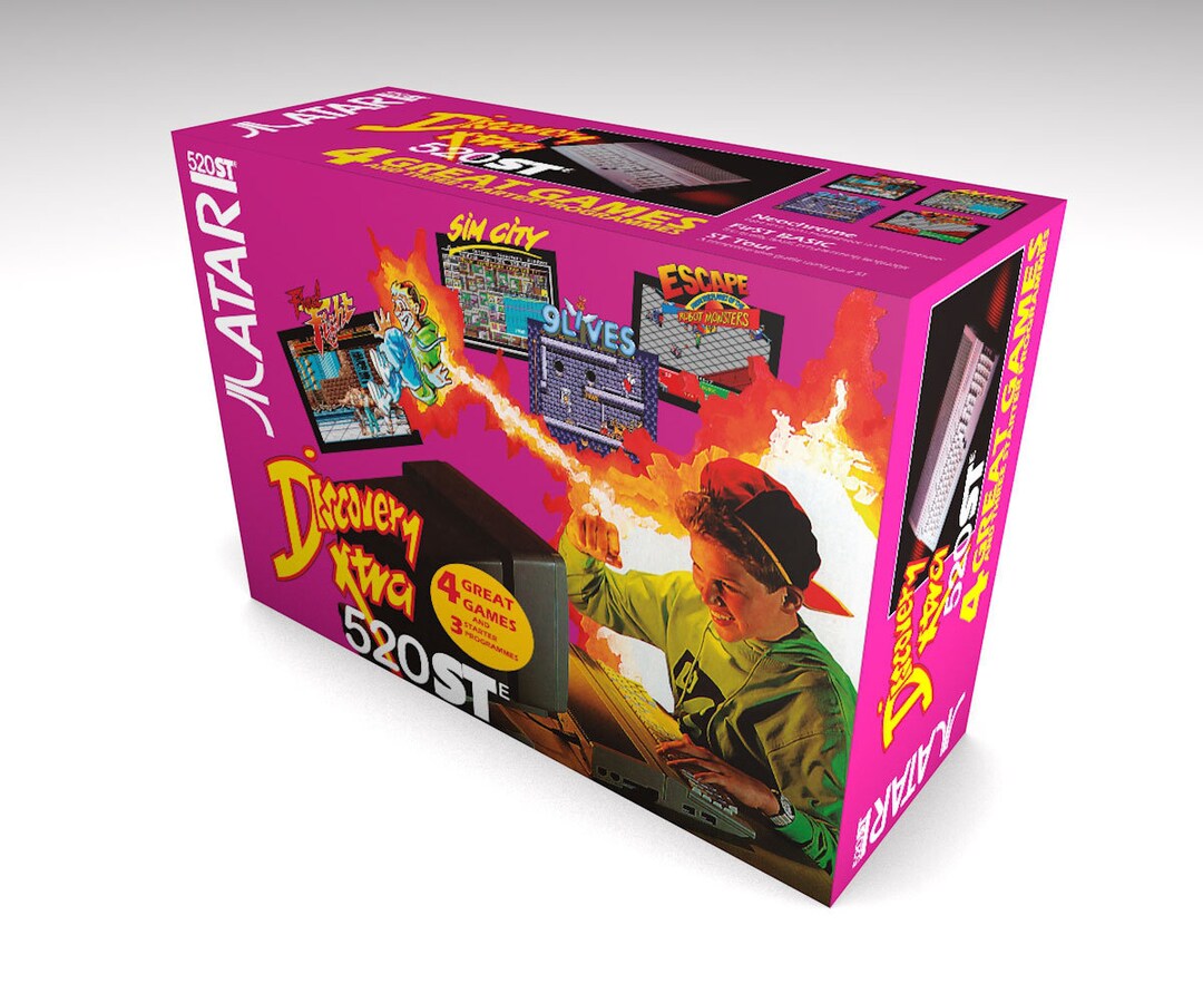 Atari 520 STE Discovery Xtra Empty Box Empty Box Empty Box Empty Box - Etsy