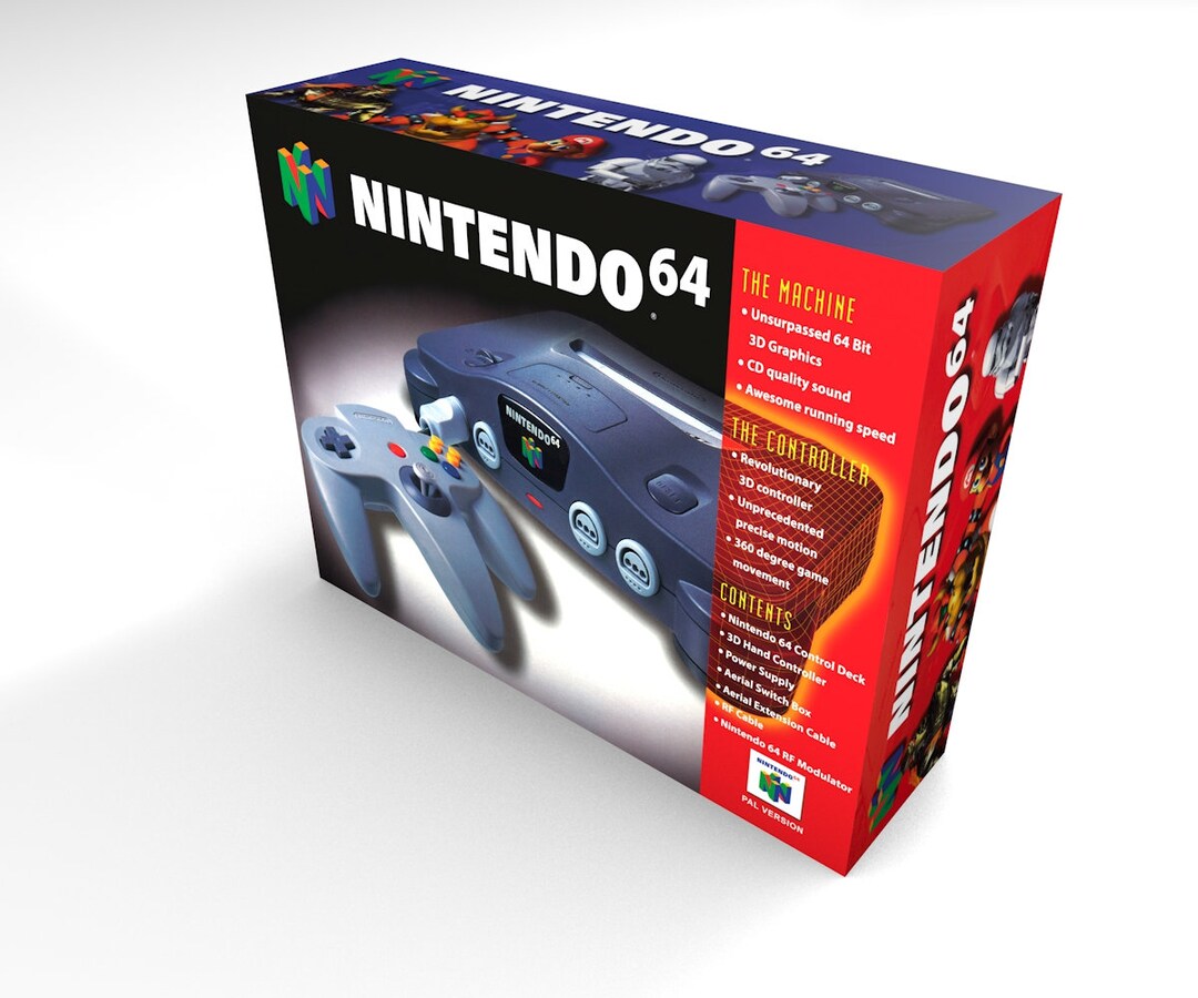 Nintendo 64 EN English Version optional Inner Cartons Empty Box Empty ...