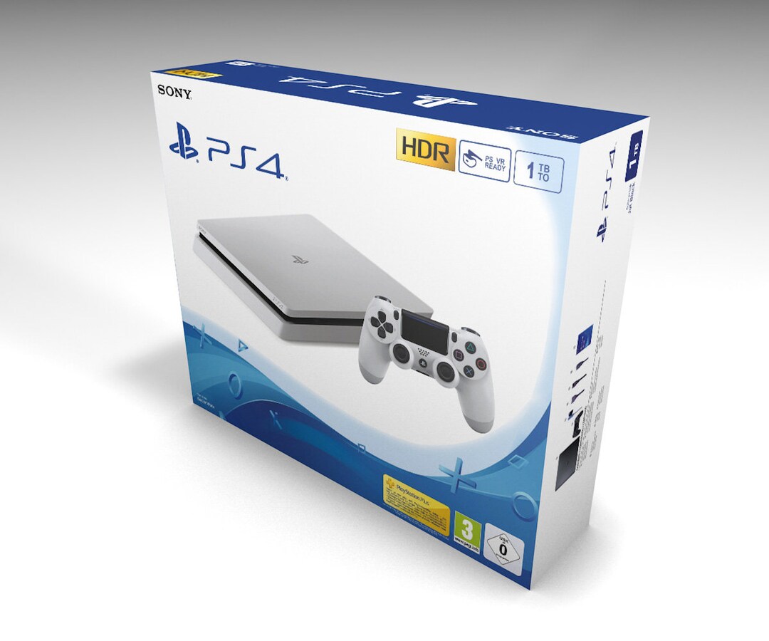 Caja Vacía Empty Box Empty Box Leere Box Playstation 4 Slim 1 Tb White ...