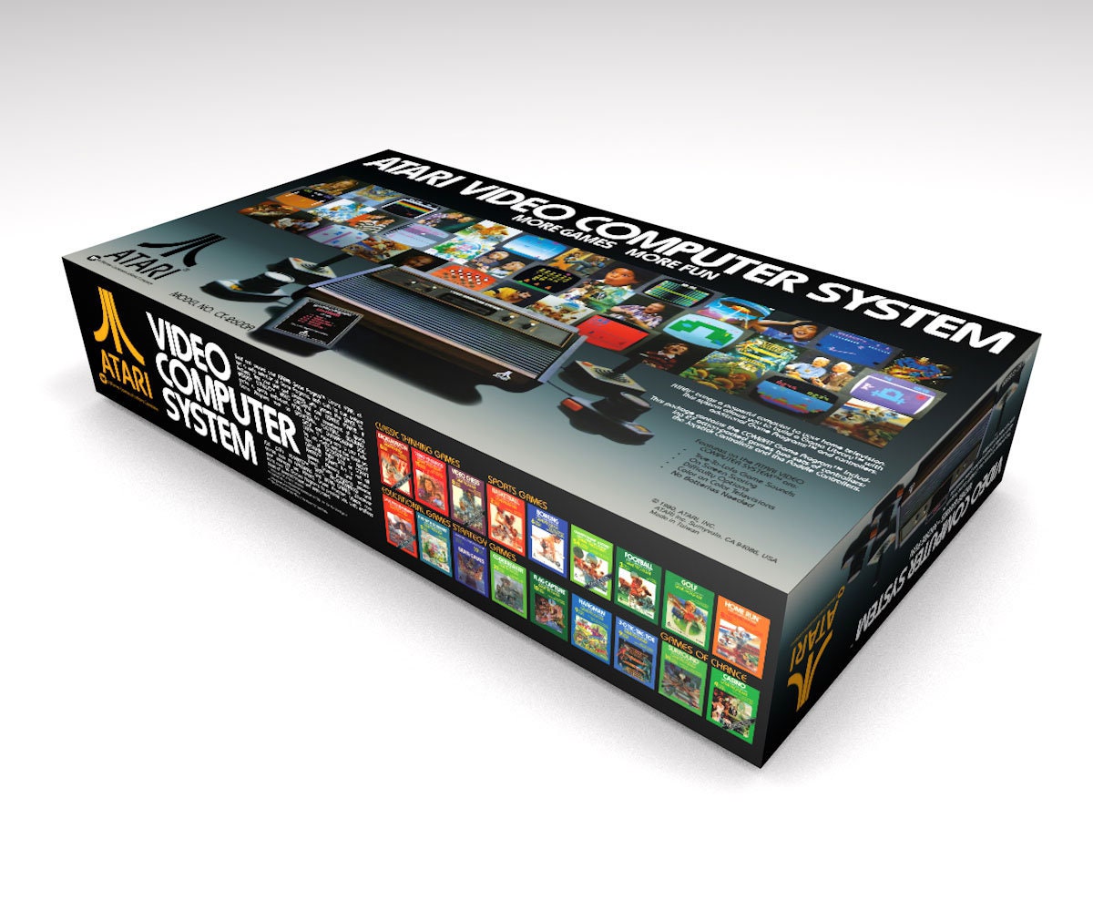 Leere Box Atari Falcon 030 white Empty box Empty box Boîte vide Video ...