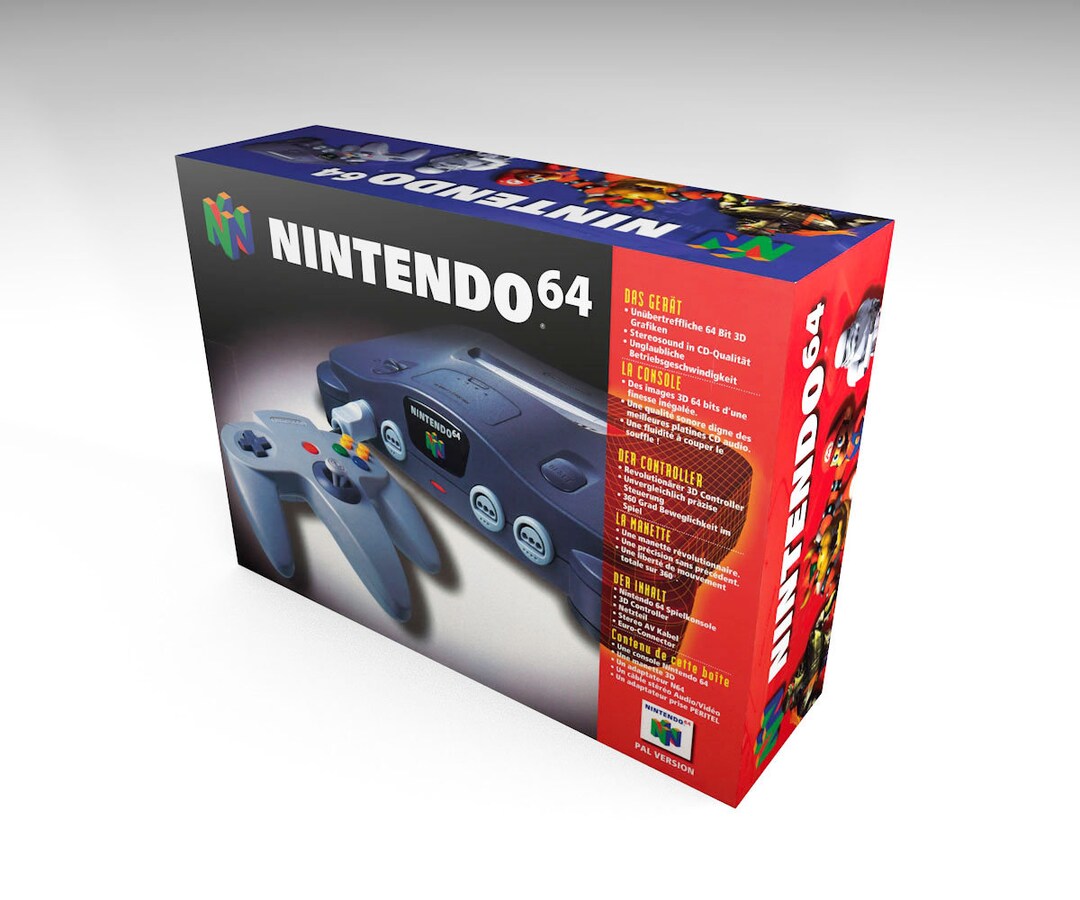Caja Vacía Empty Box Empty Box Leere Box Nintendo 64 EUR cartones ...