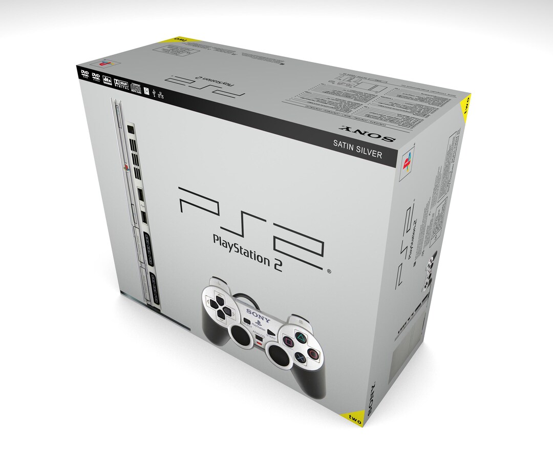 PS2 Slim Silver 70004 SS 1 Controller EUR (optional Inner Cartons ...
